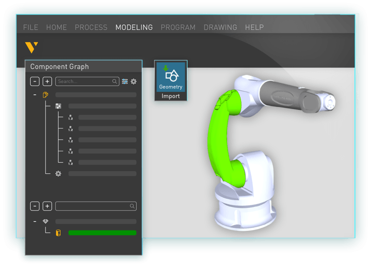 Manufacturing simulation - Visual Components