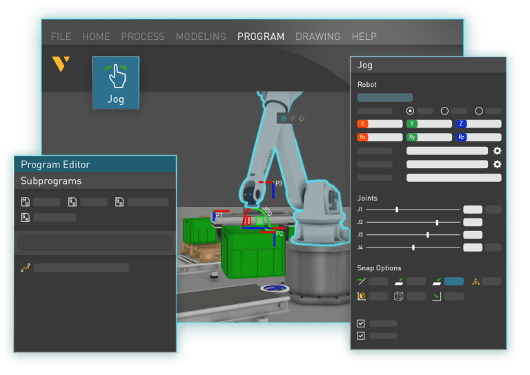 Robot Offline Programming Visual Components 7038