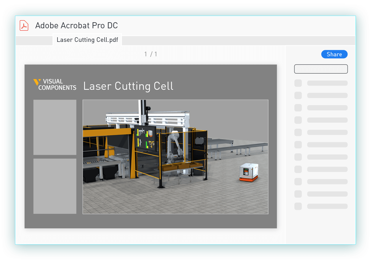 製造シミュレーション - Visual Components