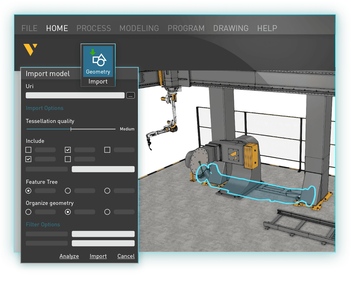 Robot Offline Programming Visual Components 9245