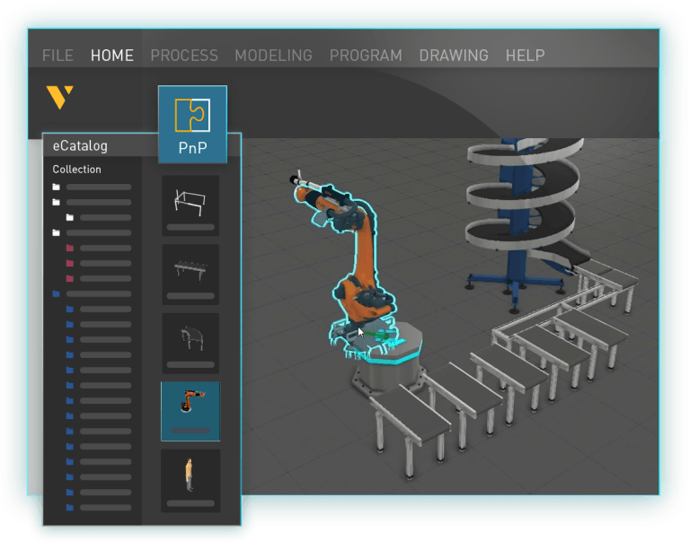 Robot Offline Programming Visual Components