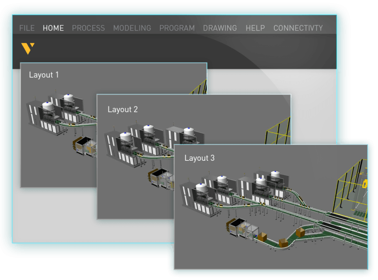 Factory layout design - Visual Components