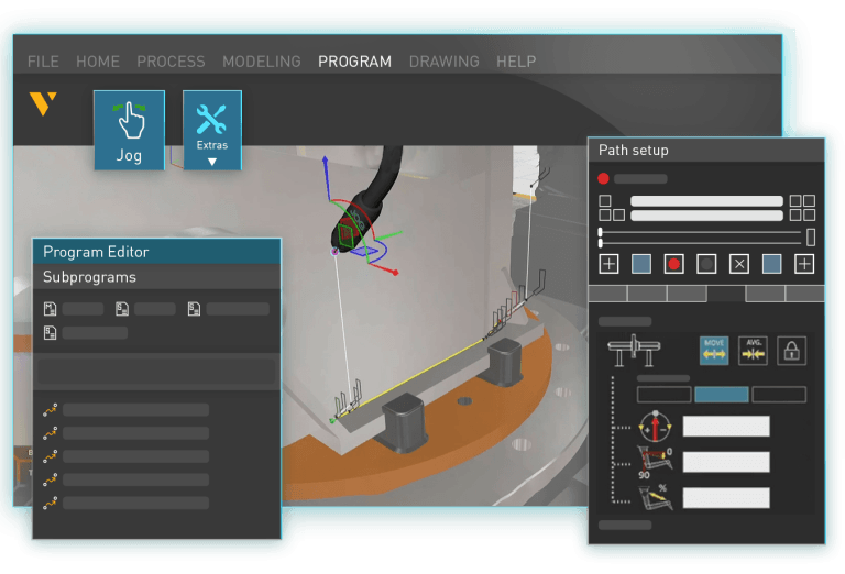 Robot Offline Programming Visual Components