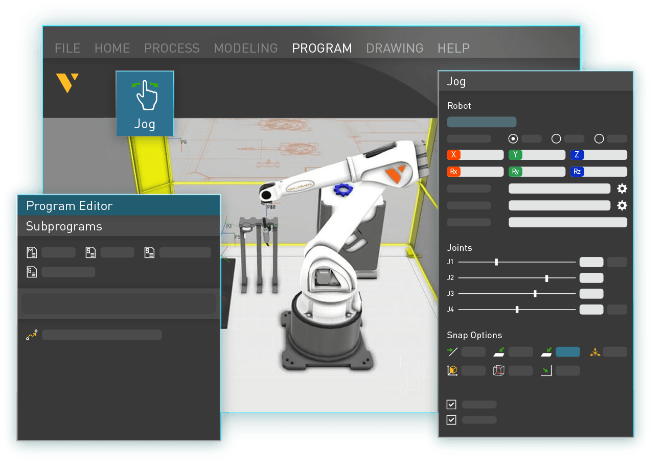 Robot Programming Visual Components