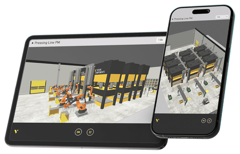 Manufacturing simulation - Visual Components