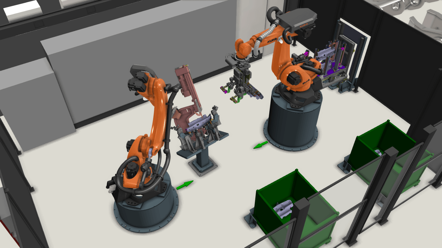 Robot Programming For Industrial Processes With Visual Components Olp Software Visual Components