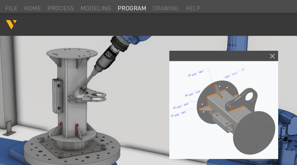 Robot programming for industrial processes with Visual Components OLP software - Visual Components